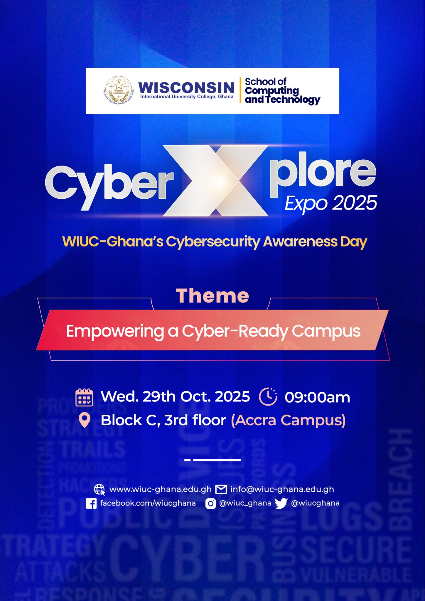 WIUC-Ghana Scot Cybersecurity Awareness Day – Countdown To CyberXplore Expo 2025 | Wisconsin ...